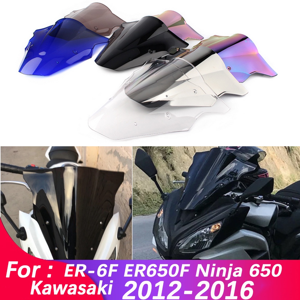 Windshield For Kawasaki ER-6F ER6F Ninja 650 Ninja650 EX650R EX 650 R ...