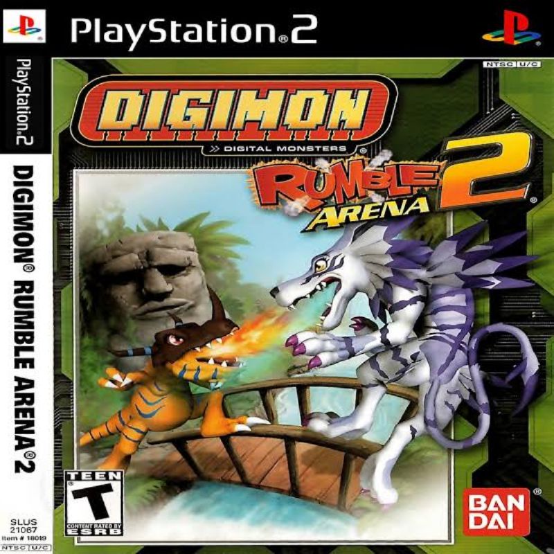 Ps2 Game Disc-Digimon Rumble Arena2 Battle Style Quality Right (Can ...