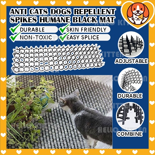 HK Animal Repellent Spike Mat Humane Anti Cat Dog Mat Spikes Pet ...