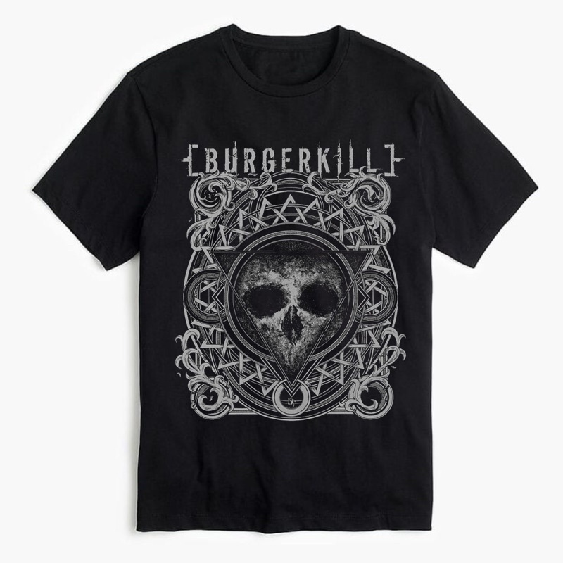 Kaos BAJU T SHIRT KAOS BAND BURGER KILL BOOTLEG VINTAGE OVERSIZE HOMAGE ...