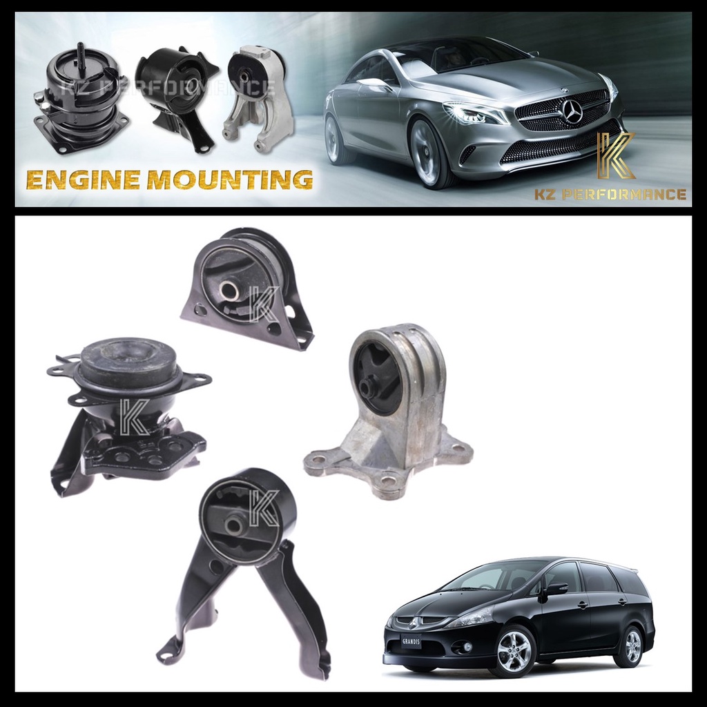 MITSUBISHI GRANDIS NA4W 2.4 2WD 2003-2011 / ENGINE MOUNTING SET ...