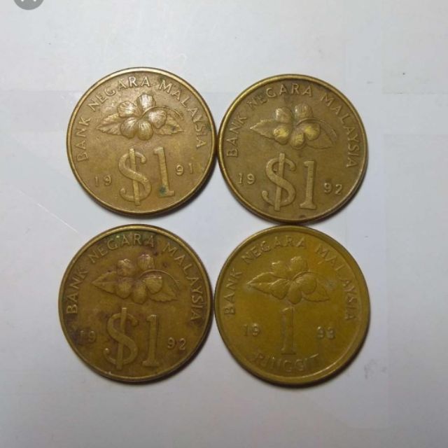 Malaysia Malaysian old coin RM1 one ringgit | Shopee Malaysia