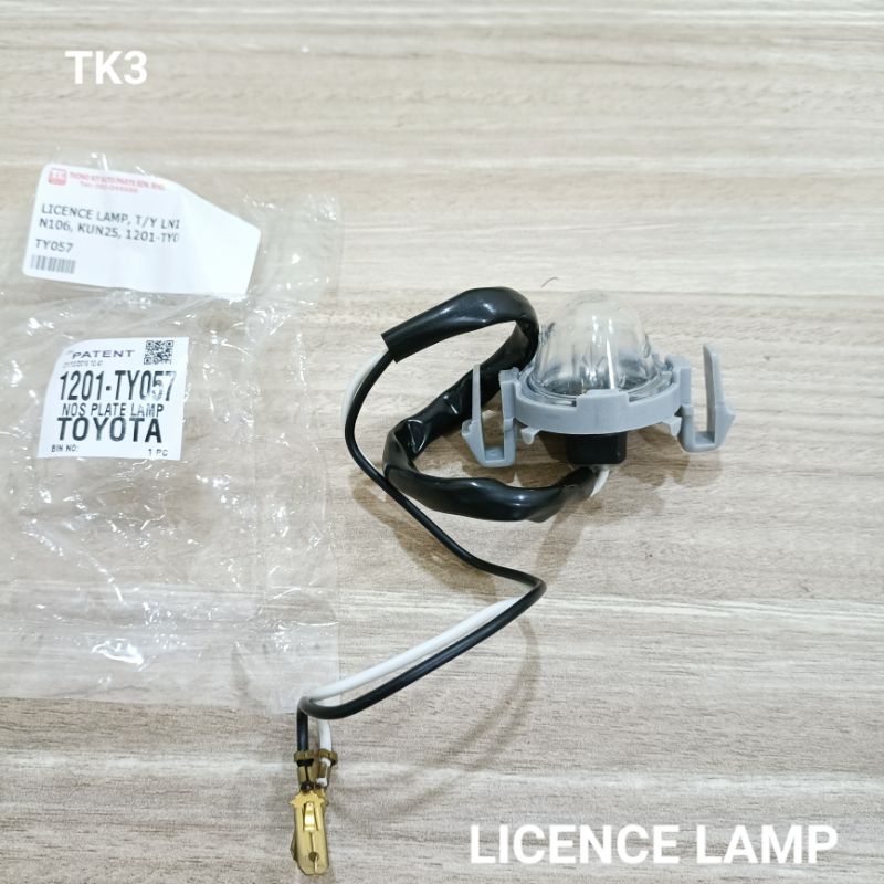 LICENCE LAMP TOYOTA LN166/LN106/KUN25 | Shopee Malaysia