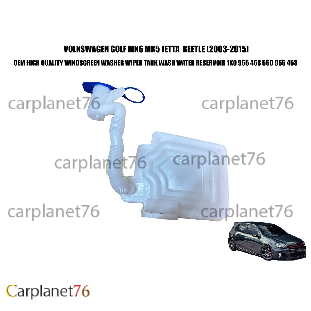 VOLKSWAGEN GOLF MK6 MK5 JETTA BEETLE 2003-2015 WINDSCREEN WIPER TANK ...