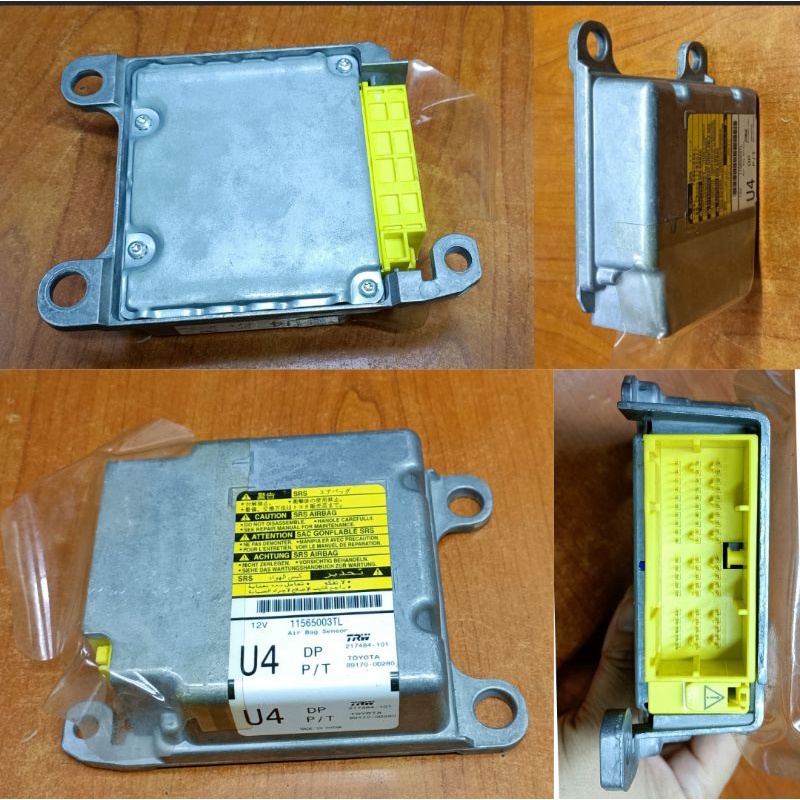 TOYOTA VIOS NCP93 2007 SRS AIR BAG ECU 1156003TL (U4) DP P/T TRW 217484 ...