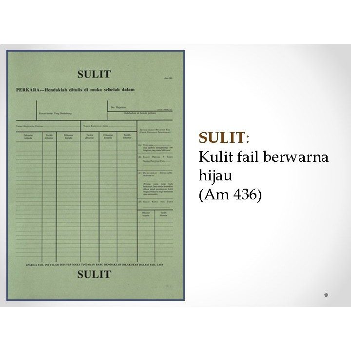 Green Card File / Folder / Fail Hijau Lipat (Sulit) 50pcs AM 436 AM 436 ...