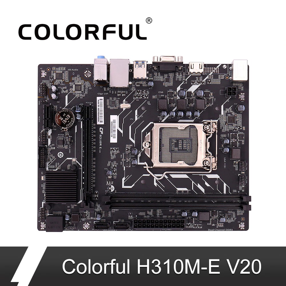 Colorful Intel H310M-E V20 Motherboard | Shopee Malaysia