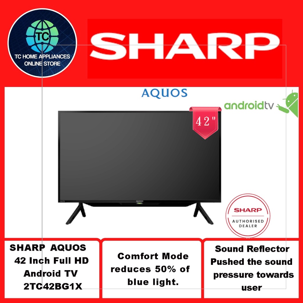 Sharp AQUOS 42-inch 2K Google TV (2TC42EG1X) | Shopee Malaysia