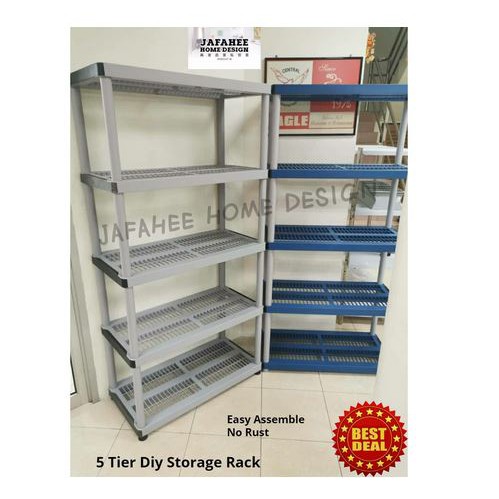 DH Kiwi 5 Tier DIY Storage Rack / 5 Tier Shelf / Multi Purpose Rack ...