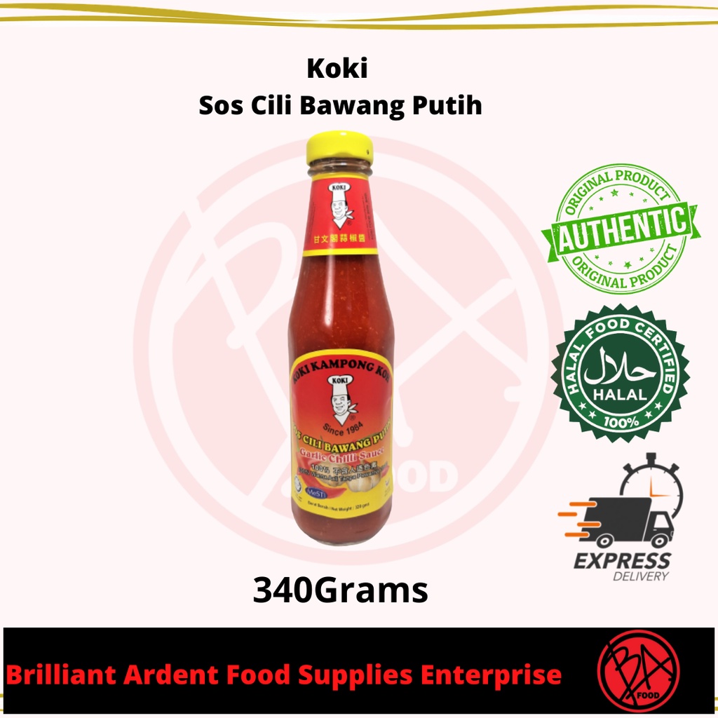 HALAL_VEGETARIAN_Koki Kampung Koh Garlic Chili Sauce / Sos Cili Bawang ...