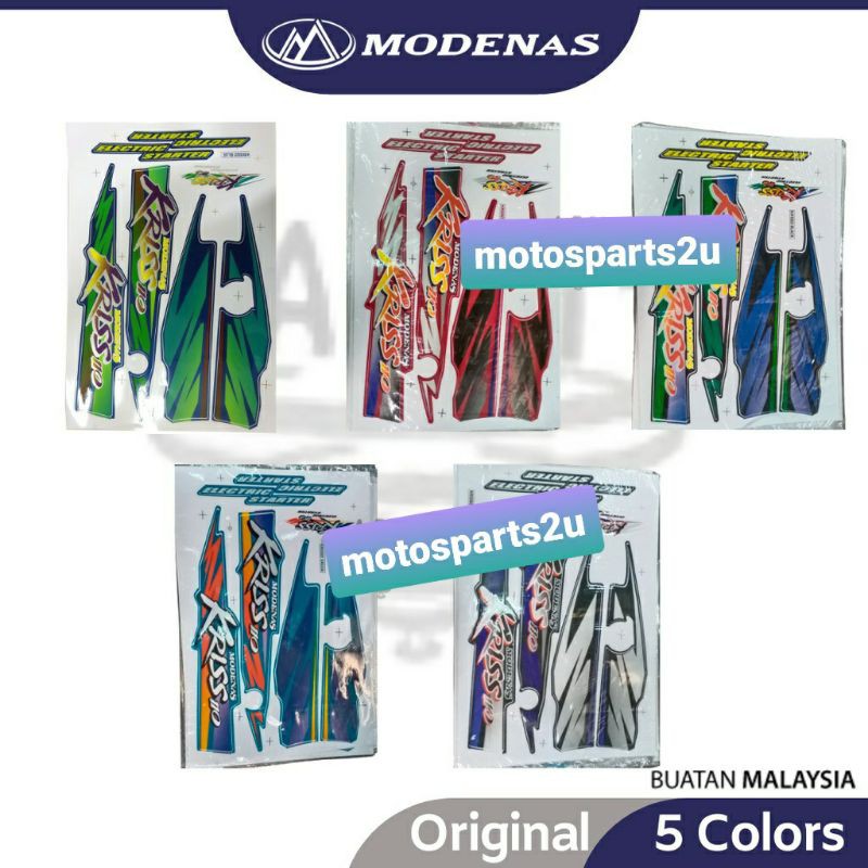 Sticker Kriss 110/Kriss 2- MODENAS | Shopee Malaysia