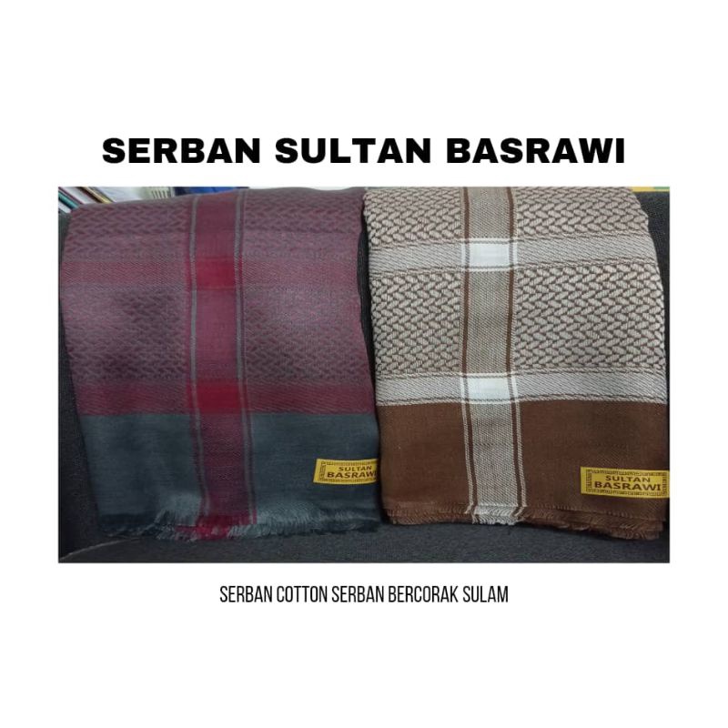 SERBAN SULTAN BASRAWI & SULTAN SHAMMAQ NEW ( Free Gift ) | Shopee Malaysia