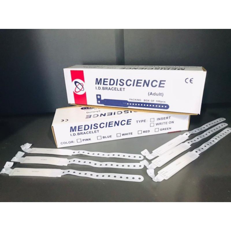 MEDISCIENCE I.D. BRACELET ADULT (100pcs/box) | Shopee Malaysia