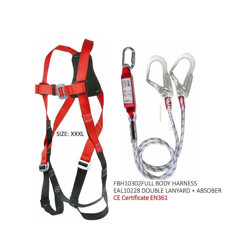 Astabil/JF-Astabil Full Body Harness Fbh10302 Size:XXXL C/W Double ...