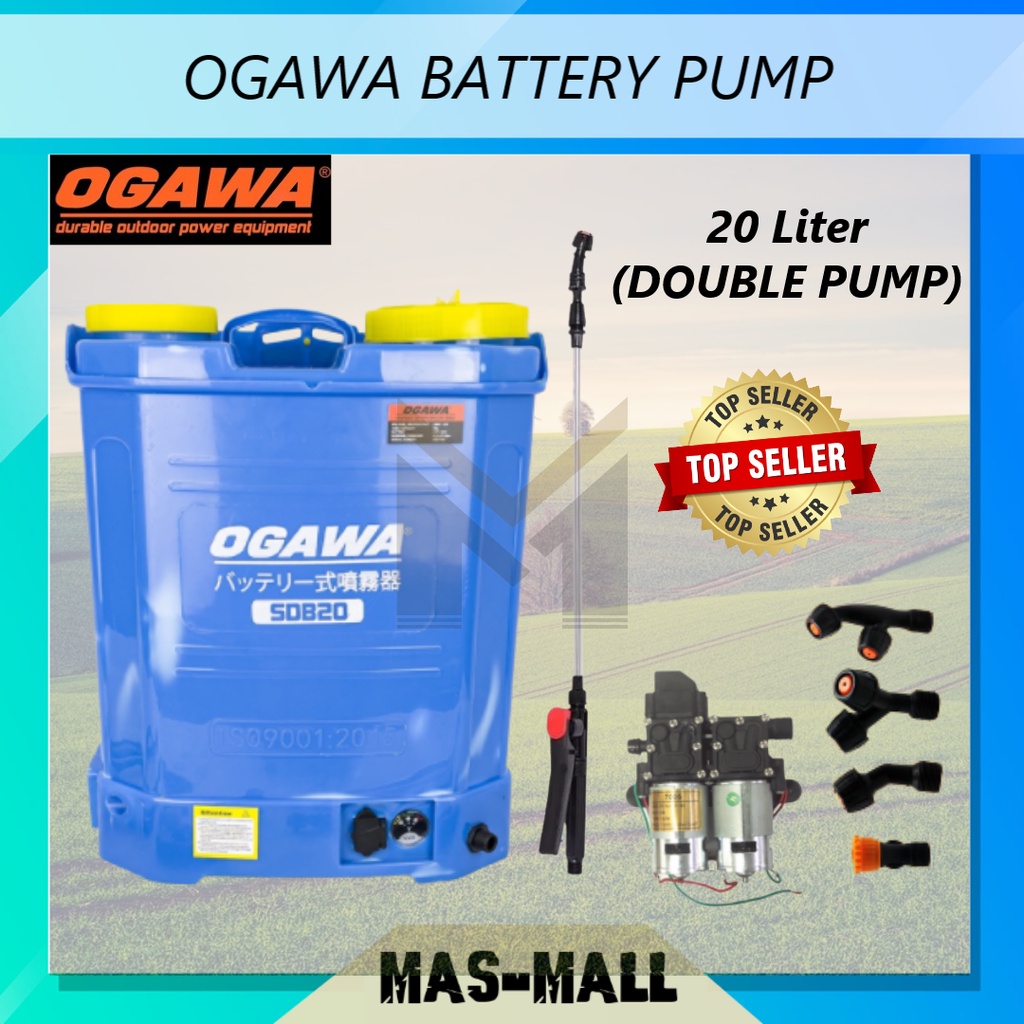 Pump Racun Bateri OGAWA SP 16L/18L/20L Battery Sprayer Pam Racun ...