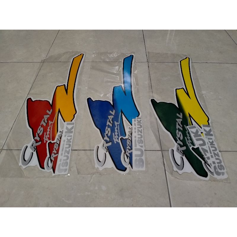 Suzuki CRYSTAL TUNE BODY Trim STRIPING Sticker | Shopee Malaysia