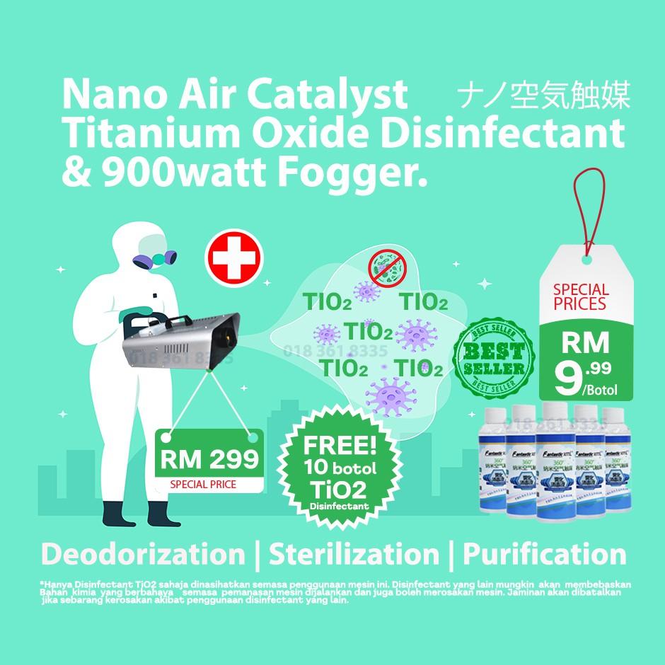 OFFICE/RETAILSHOP/FACTORY MUST HAVE~! Atomization Fogging Machine ...