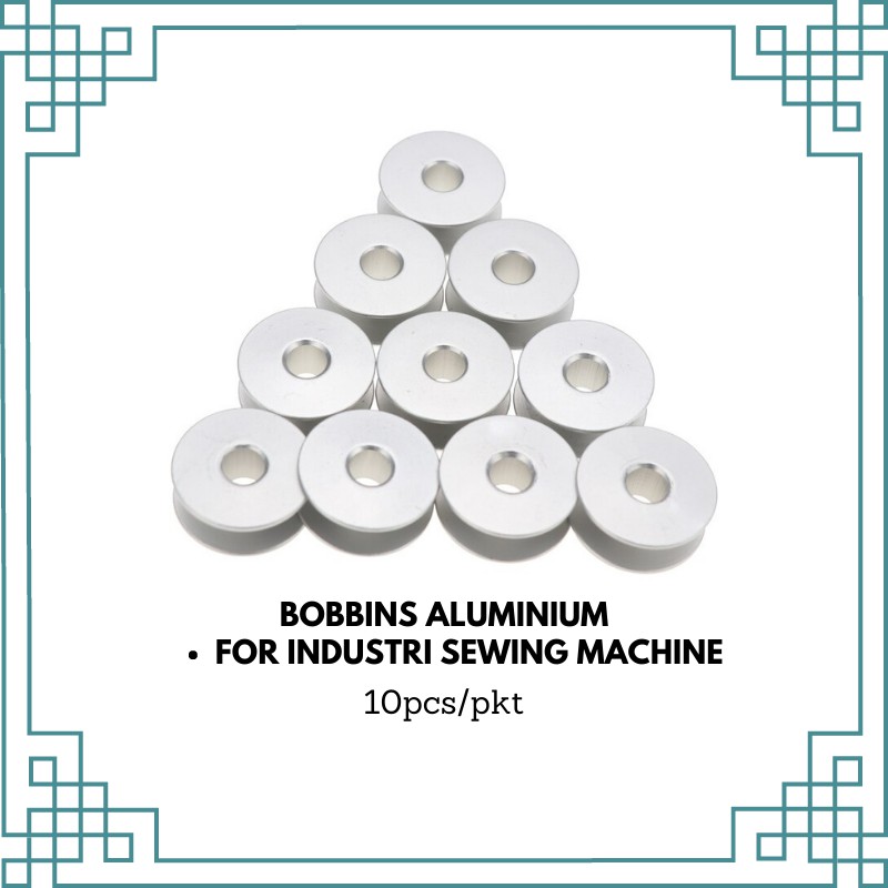 💢READY STOCK 💢Bobbins Aluminium For Industrial Sewing Machine (10pcs ...