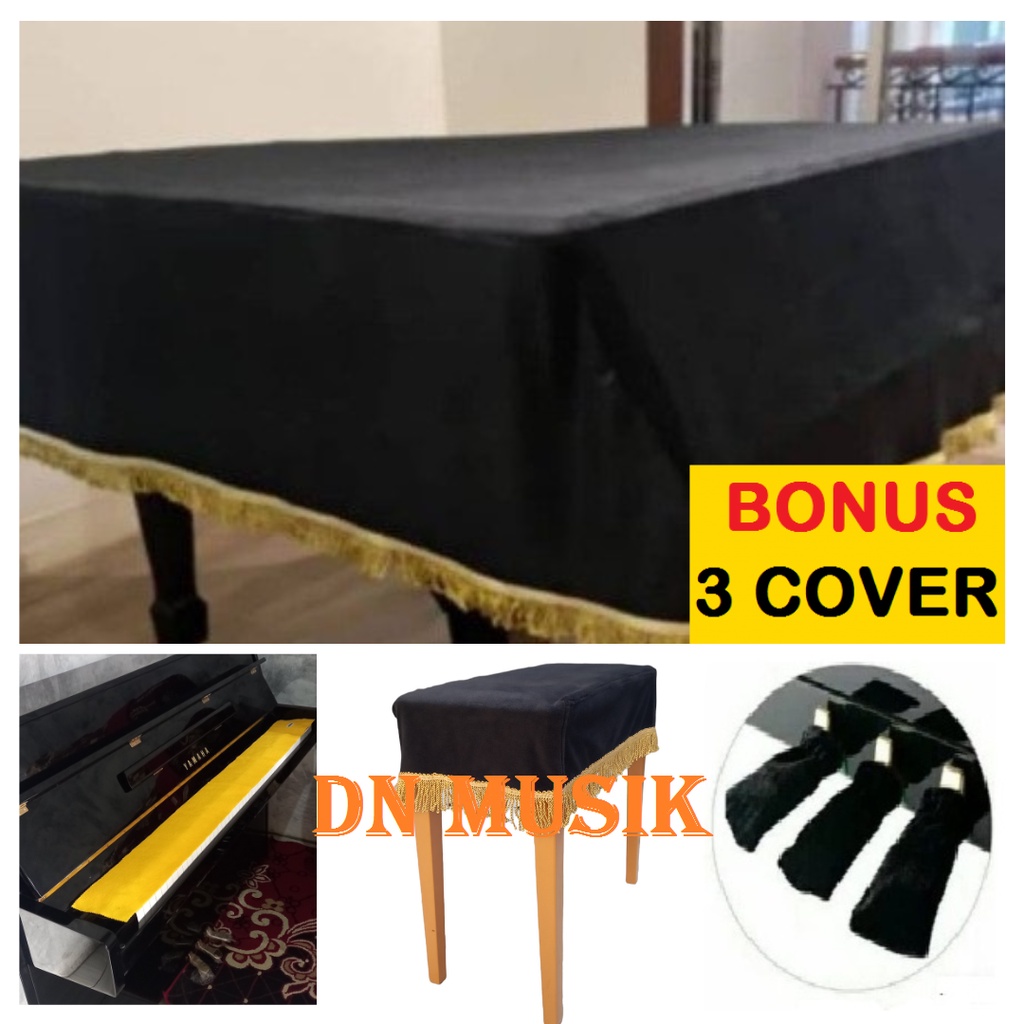 HITAM Yamaha Baby Grand GB1 Piano Cover.Black Grand Piano Cover Free 3 ...