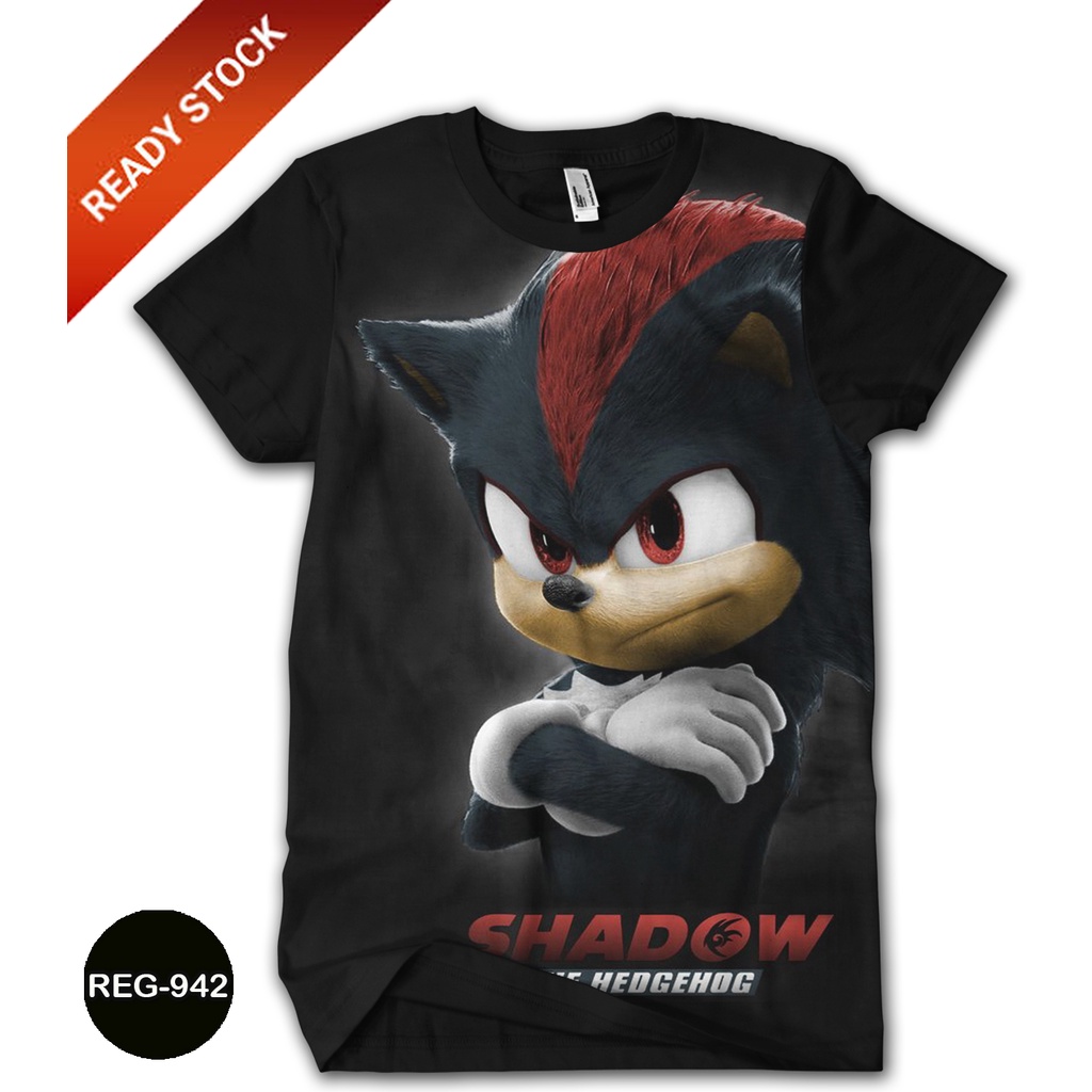 Sonic Shadow The Hedgehog T-Shirt Kids 3D Game Shirt REG-942 | Shopee ...