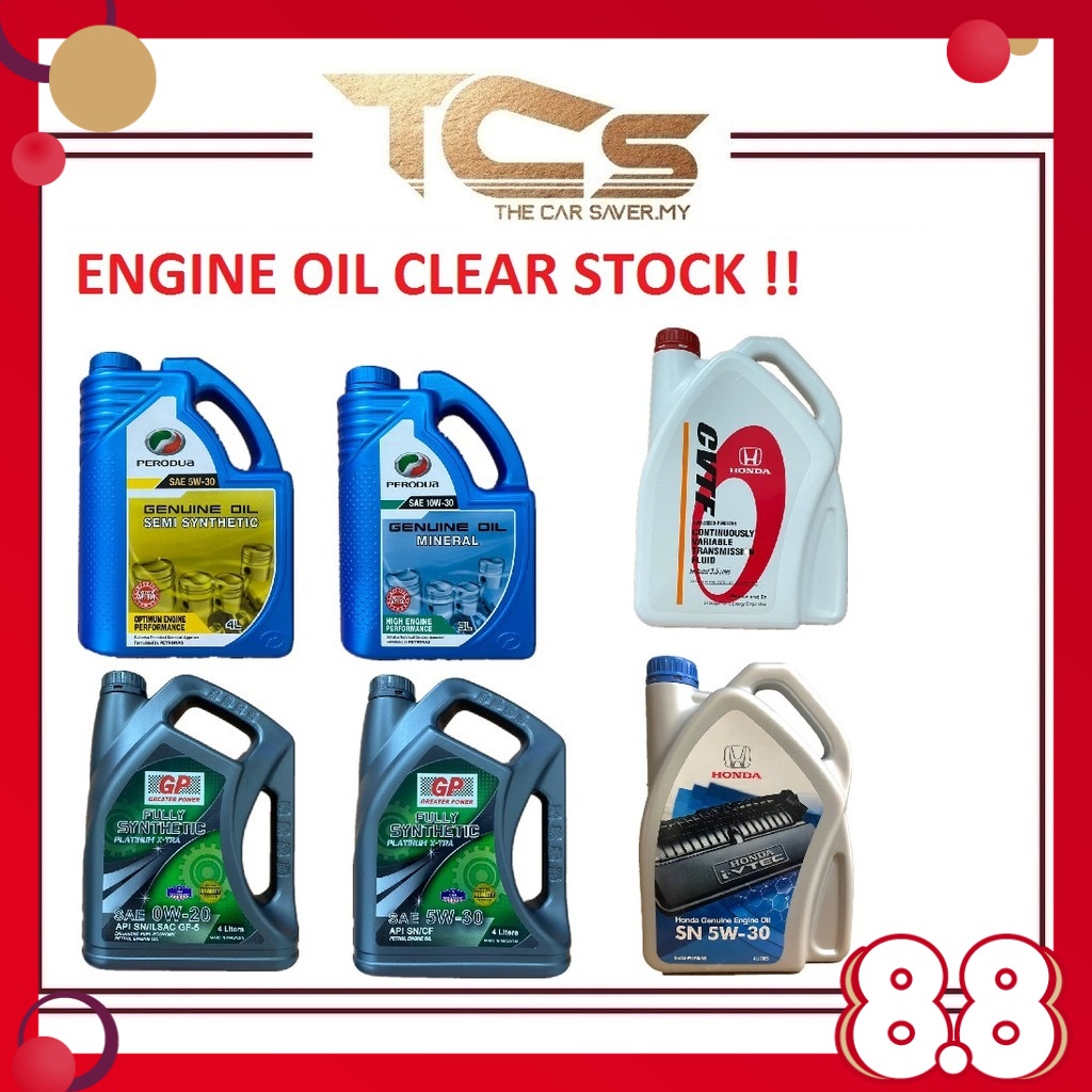CLEAR STOCK!! (ENGINE OIL & CVT OIL ) | Shopee Malaysia