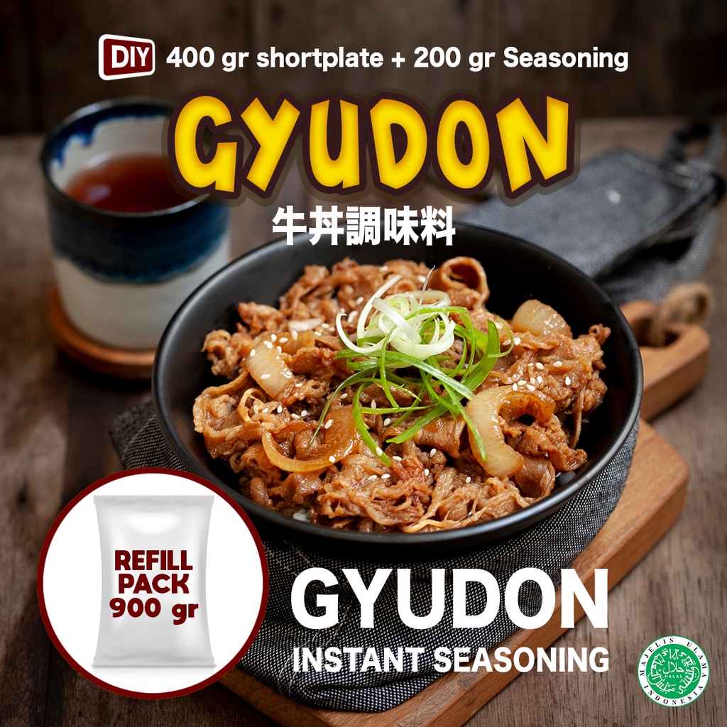 Gyudon Instant Seasoning (Japanese Beef Bowl) ala Yoshinoya Refill 900 ...
