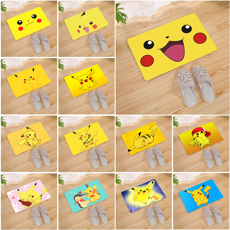 Japanese Cartoon Animation Pokemon Pikachu Pattern Design Home ...