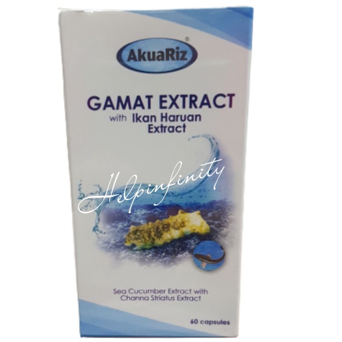 AkuaRiz Gamat Extract with Ikan Haruan Extract - 60 capsules | Shopee ...