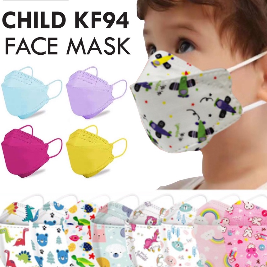 10PCS CARTOON KIDS MASK 4 PLY DISPOSABLE KID MASK EAR LOOP CHILDREN ...