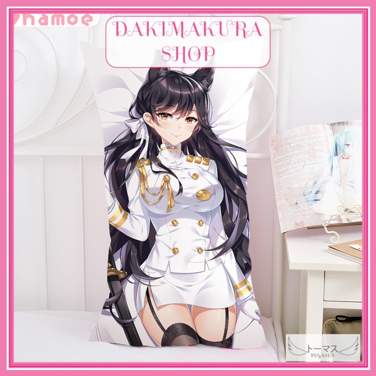 【dakimakura】azur Lane Ijn Atago 愛宕 Dakimakura Half Body Anime Hugging Pillow Cushion 55cm70cm