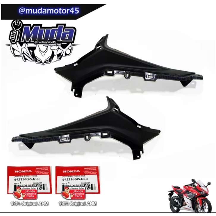 RIGHT LEFT FLAT CBR150R K45R SIDE FRONT LIGHT 64221-64231-K45-NL0 COVER ...