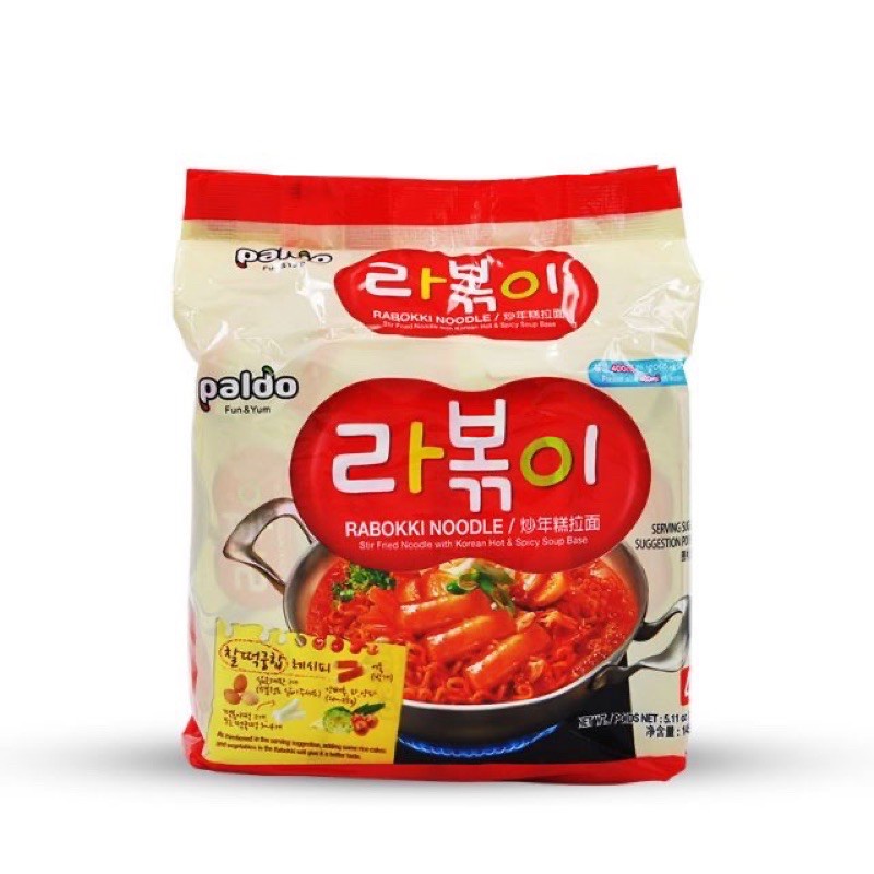 PALDO RABOKKI INSTANT NOODLE 4X145G | Shopee Malaysia