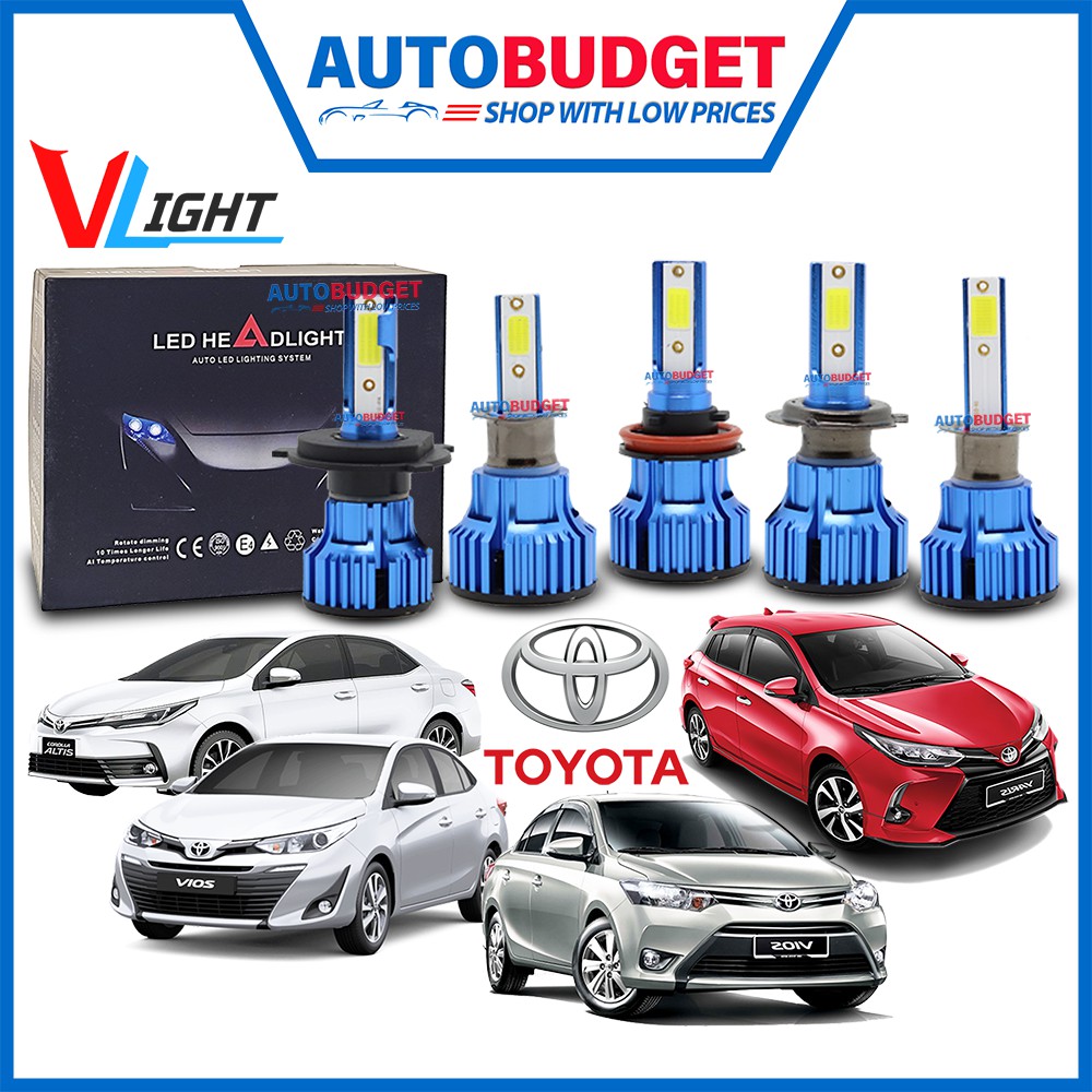 [TOYOTA] LED Headlight Mentol Headlamp Kereta Vios Altis Yaris Toyota ...