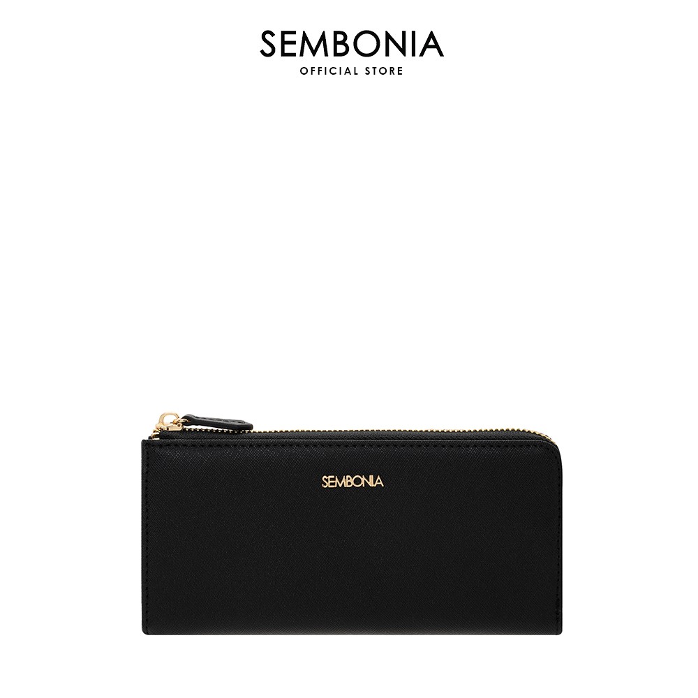 SEMBONIA Crossgrain Leather L-Zip Around Wallet - 0602470-524A-08 ...