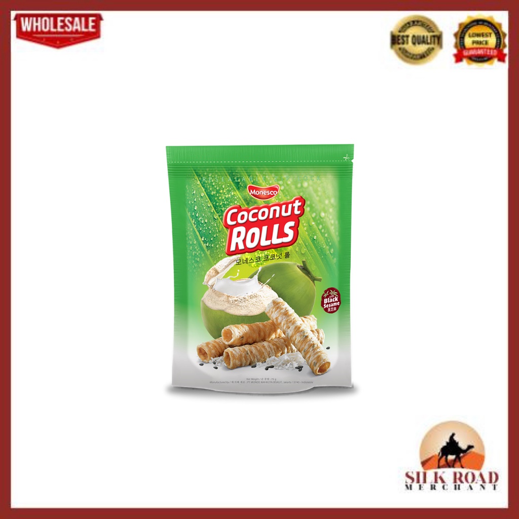 MONESCO COCONUT ROLLS (COCONUT & COCONUT-DURIAN) 60GM (ORIGINAL ...