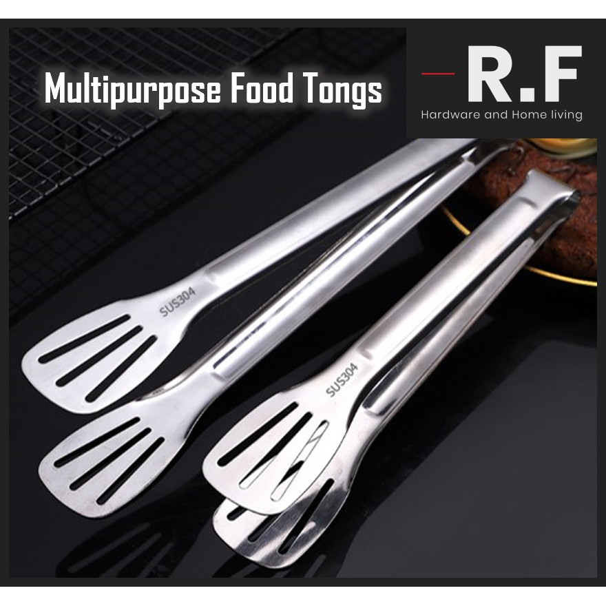 Multi-purpose Stainless Steel Food Tongs Tong Makanan | Shopee Malaysia