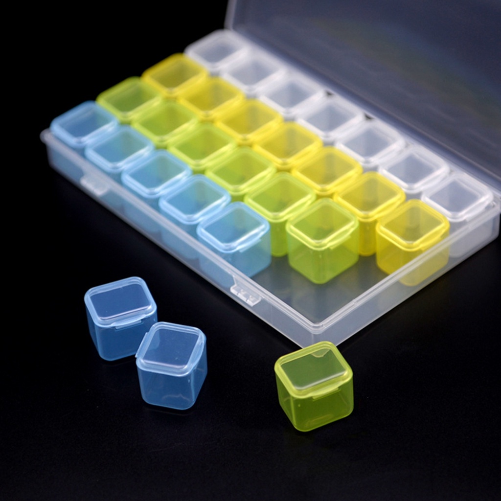 😍E-Talk😍 Pill Medicine Container Storage Box Holder Case kotak bekas ...