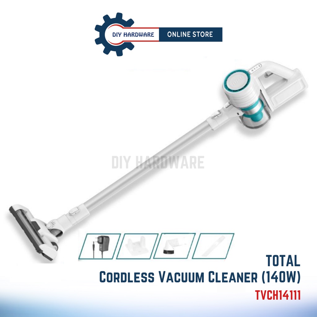 TOTAL Cordless Vacuum Cleaner (140W) TVCH14111 | Shopee Malaysia