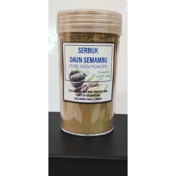 💥💥💥 SERBUK DAUN SEMAMBU / NEEM POWDER (ORIGINAL/ ASLI) 50GRAM | Shopee ...