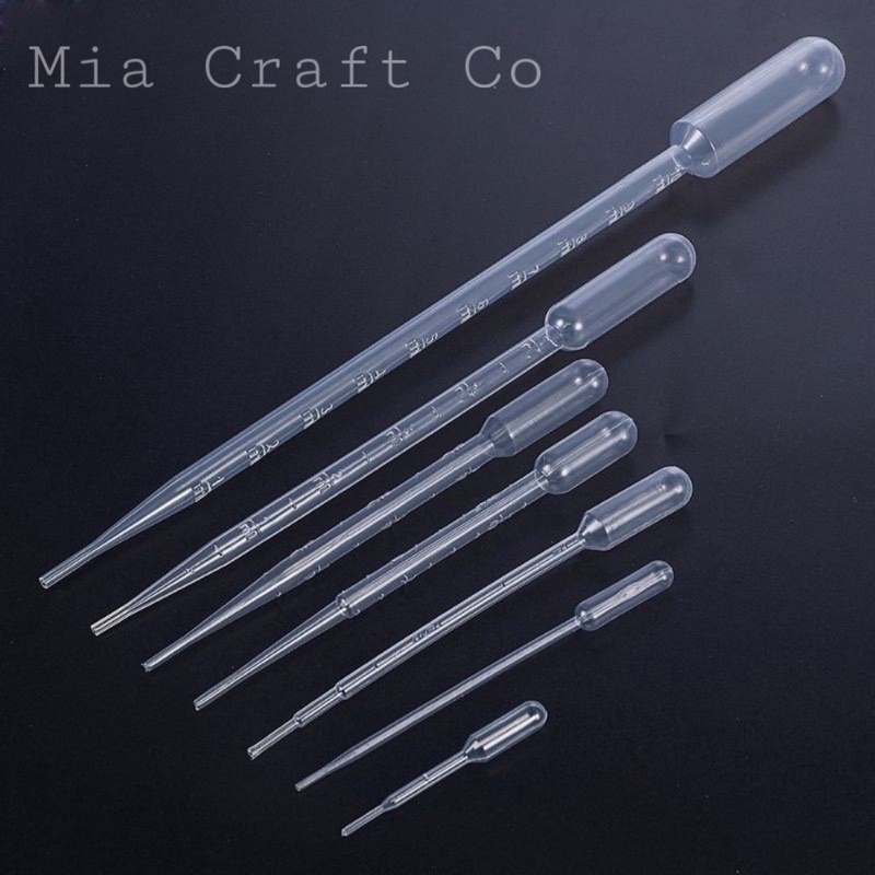 🌟Ready Stock🌟1pcs Plastic Pipettes Dropper Disposable Graduated ...