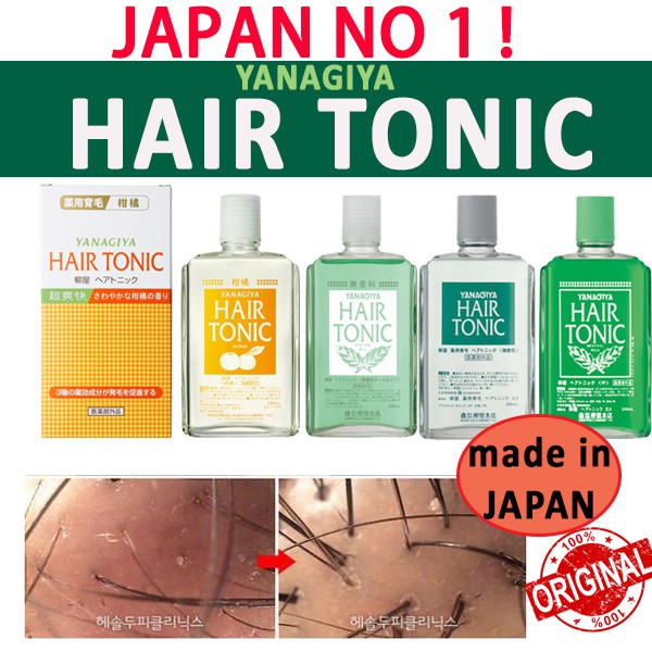 🥇JAPAN IMPORT🥇YANAGIYA HAIR TONIC 240ML | Shopee Malaysia