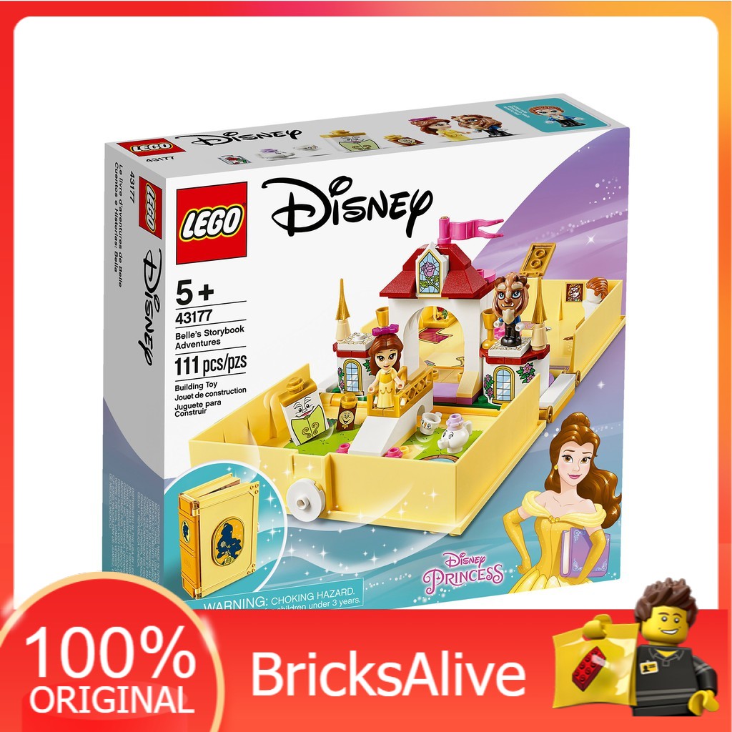[BricksAlive] LEGO DISNEY PRINCESS Belle's Storybook Adventures 43177 ...