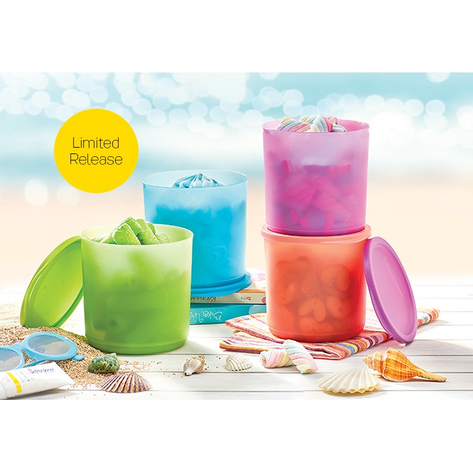 Tupperware Summer Go Round High 1.1L (4pcs in a set) | Shopee Malaysia