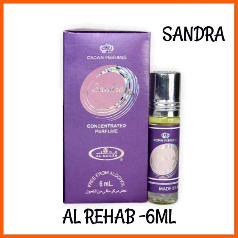 Original Al-Rehab Concentrated Perfume Sandra - 6ml | Shopee Malaysia