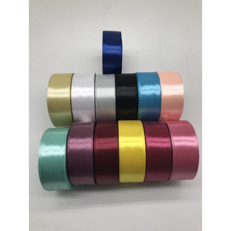 SATIN RIBBON 15YRD/ROLL 2.54CM(1”)SATIN RIBBON /REBEN RIBBON HADIAH ...