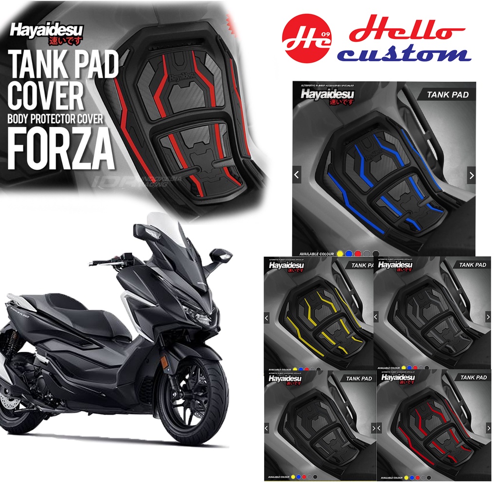 Hayaidesu Fuel Tank Protector Rubber Mud Honda FORZA300 350 FORZA 300 ...