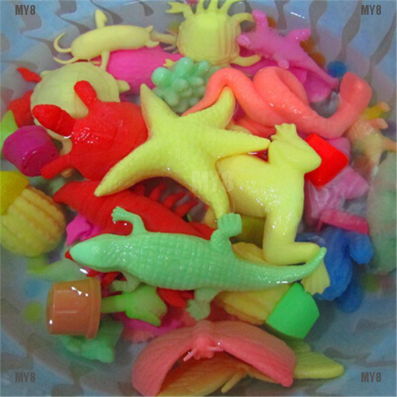 HS 10pcs Sea Baby Animal Crystal Hydrogel Mud Growing Water Jelly Toys ...