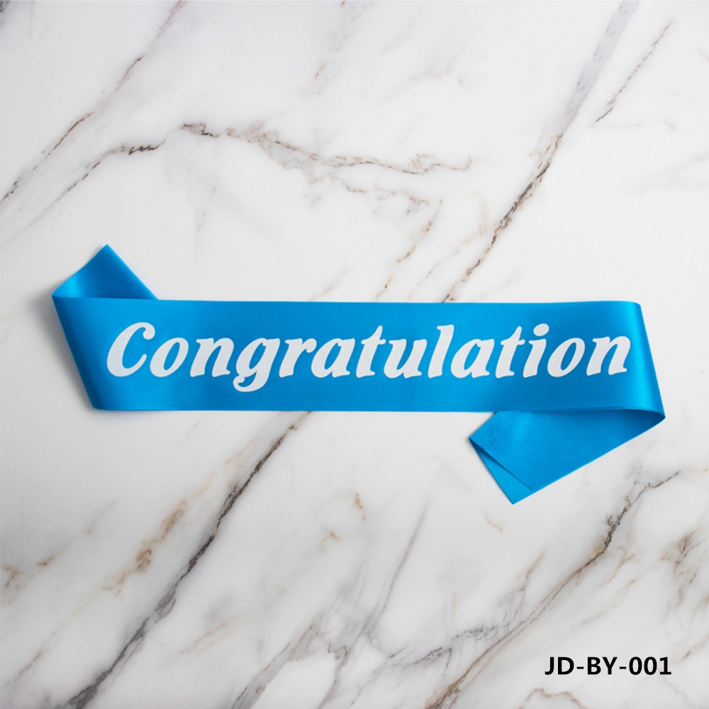 Congratulation Sash Graduation Party Accessory Decoration Party Favors ...