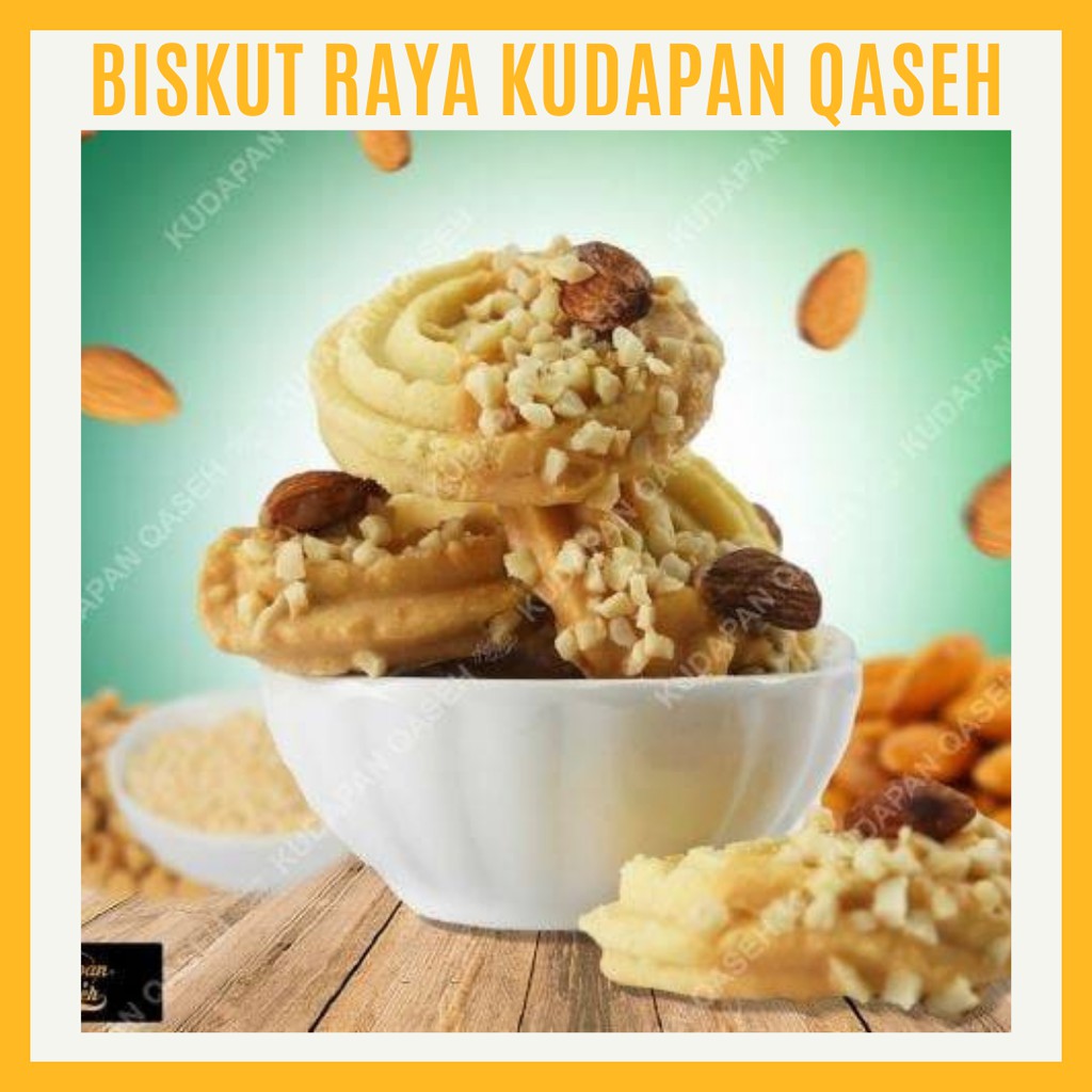KUIH RAYA KUDAPAN QASEH 2021 TART BUTTERSCOTCH NUTTY ITALIAN MARBLE ...