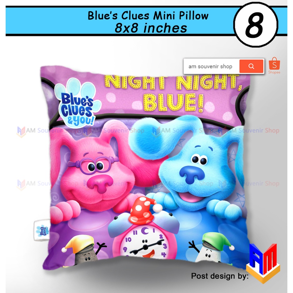 Blue s Clues Pillow / Mini Pillow / Cute Pillow / AM SouvenirShop ...